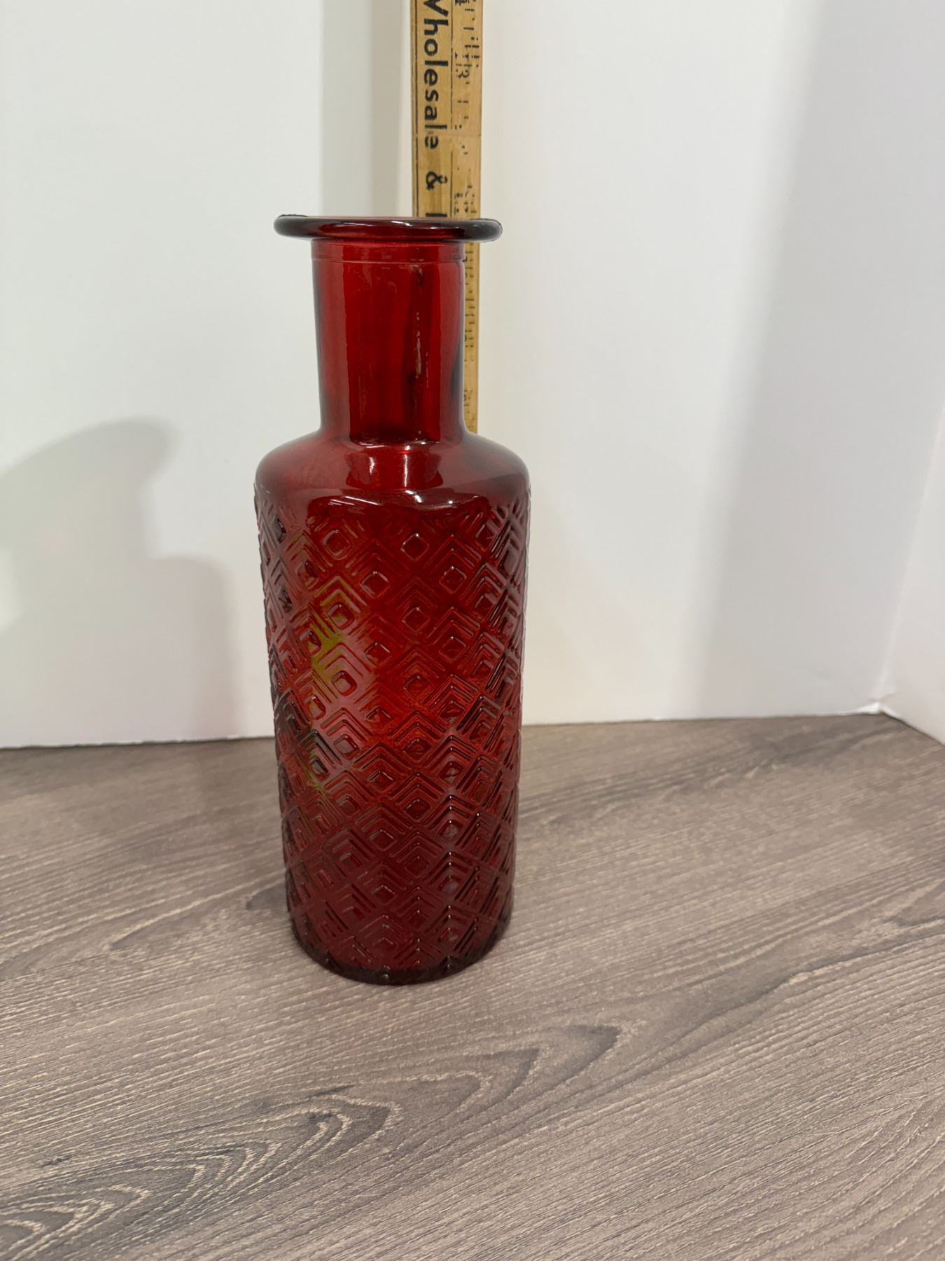 Vintage Ruby red vase