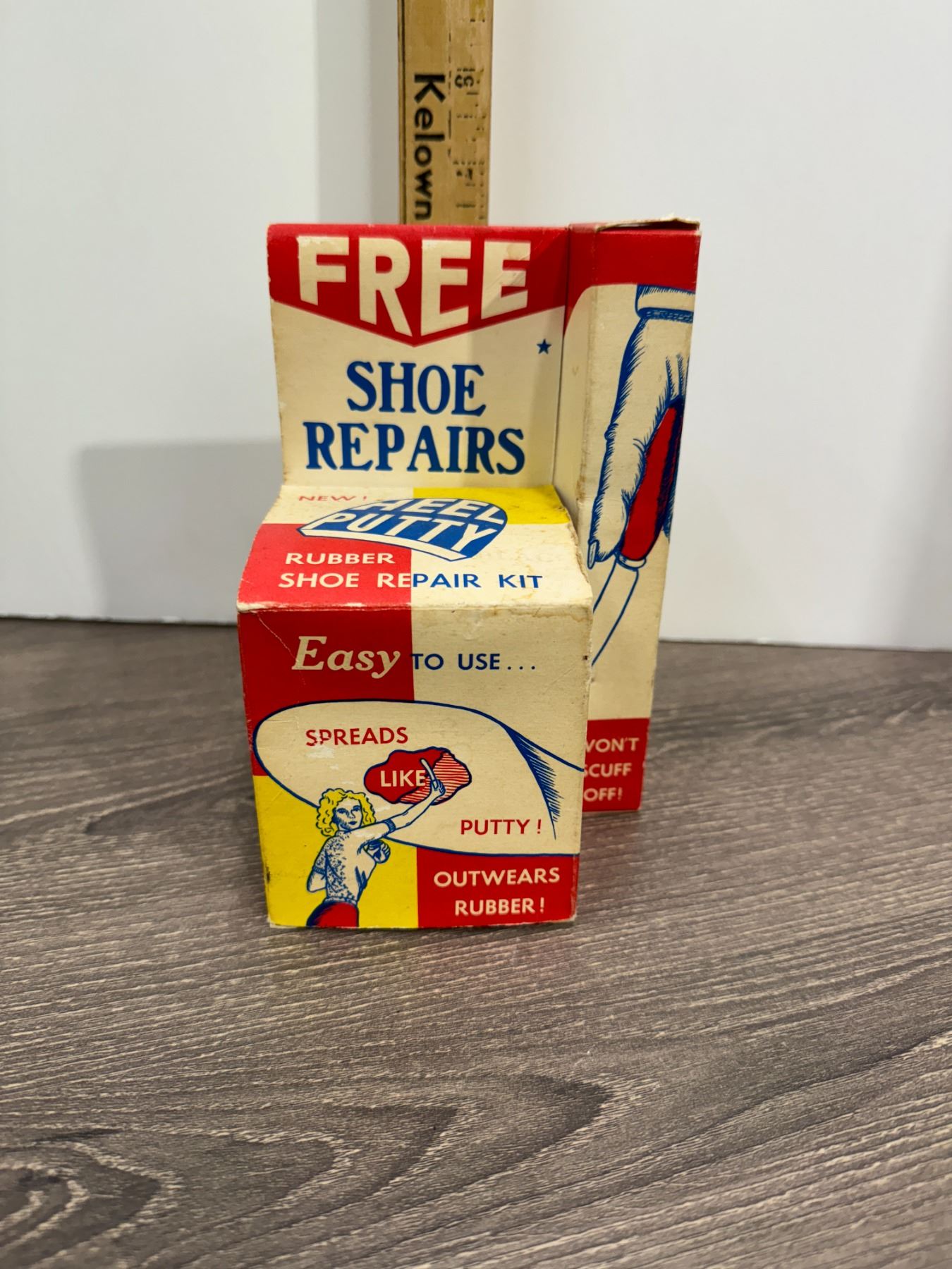 Heel putty shoe repair kit