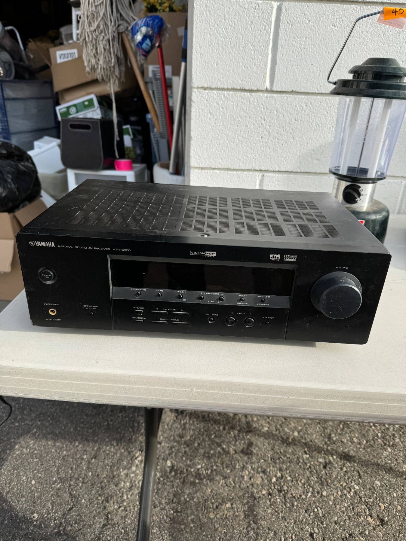 Yamaha natural sound AV receiver HTR – 5830