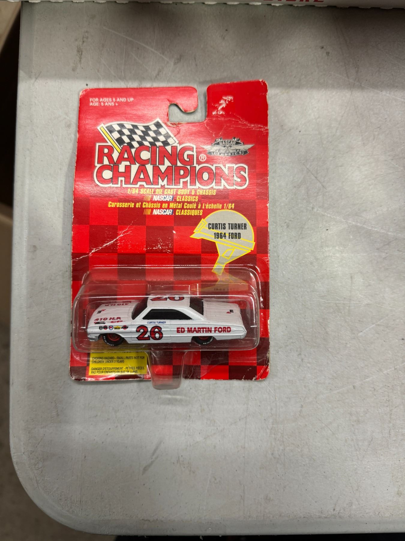 Racing champions, Ed Martin Ford Curtis Turner 1964 Ford