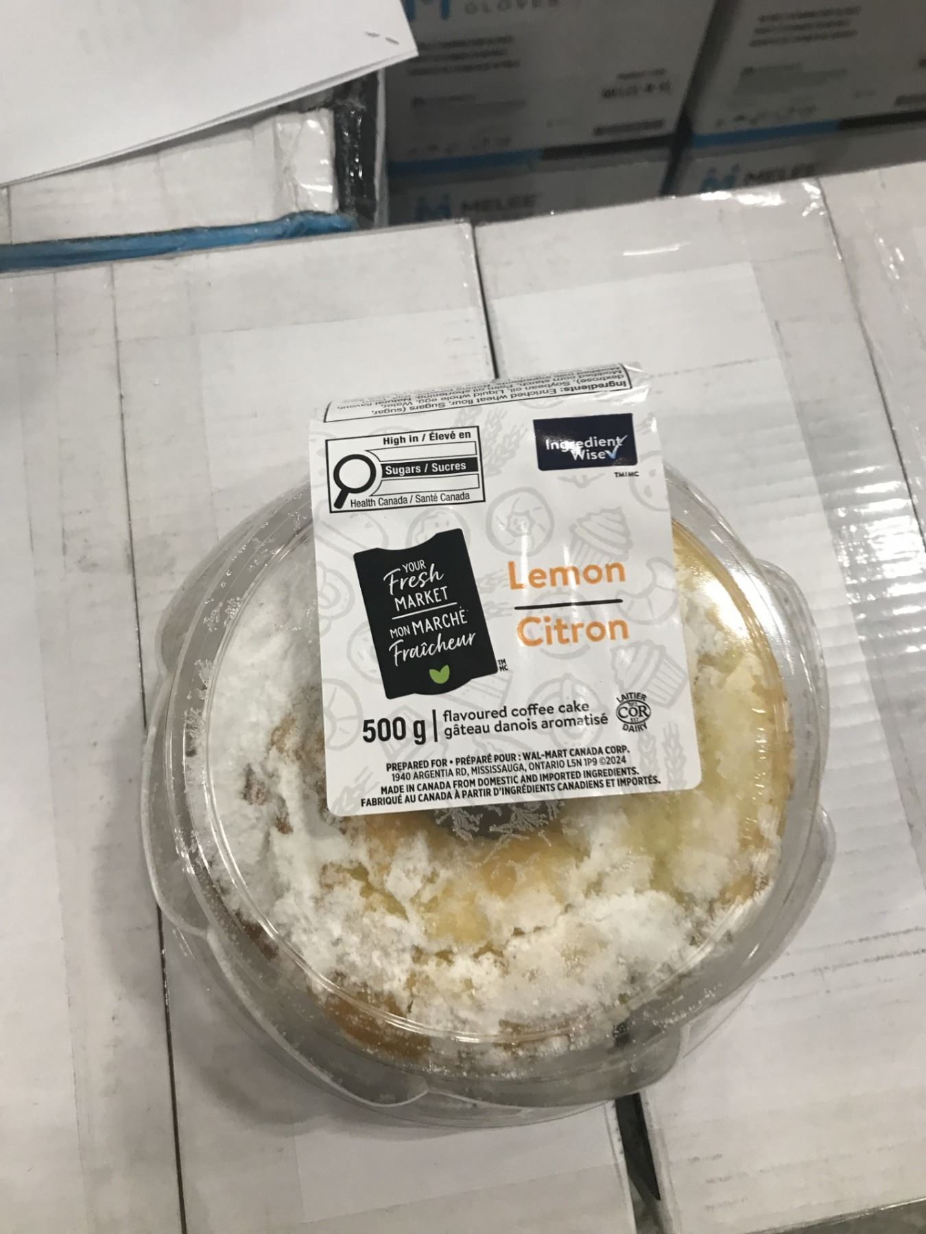 FROZEN: LEMON CAKE (500G)