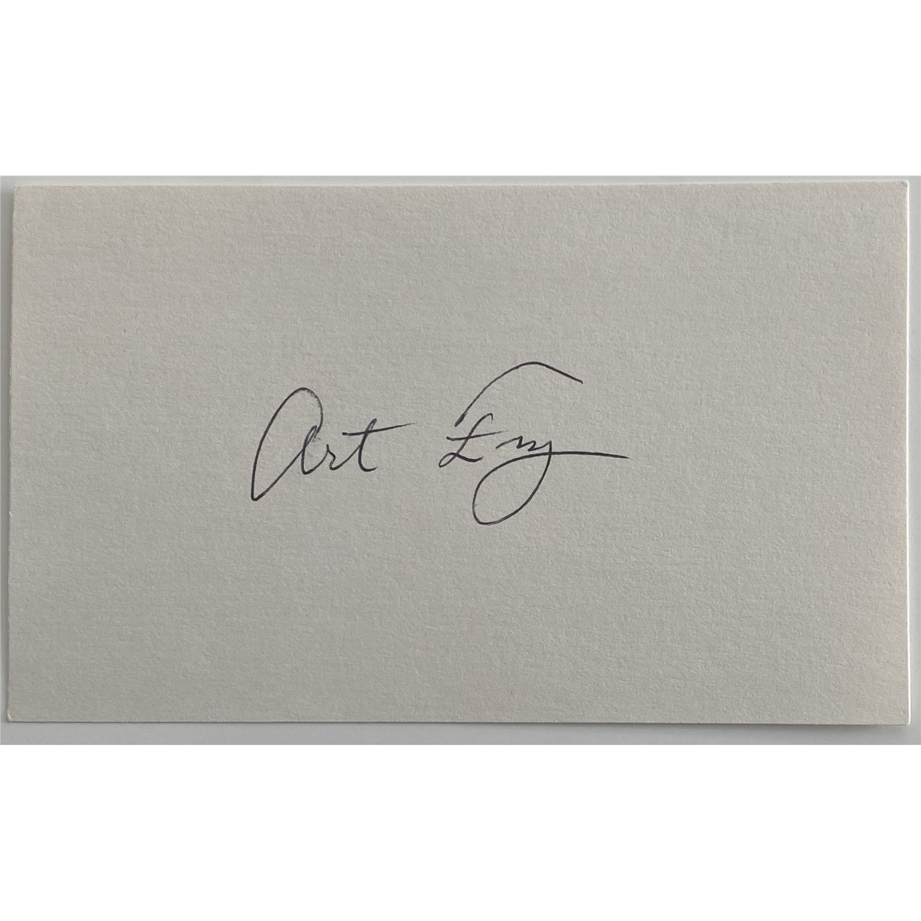 Post-it Note Art Fry original signature.