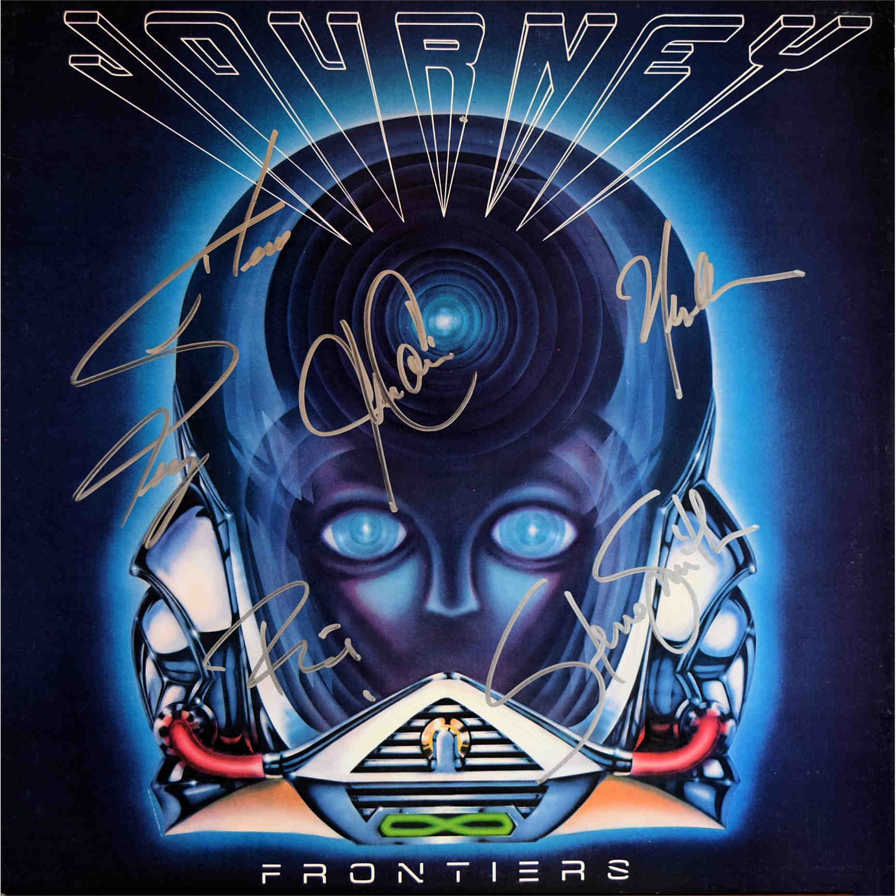 Journey signed Frontiers album
