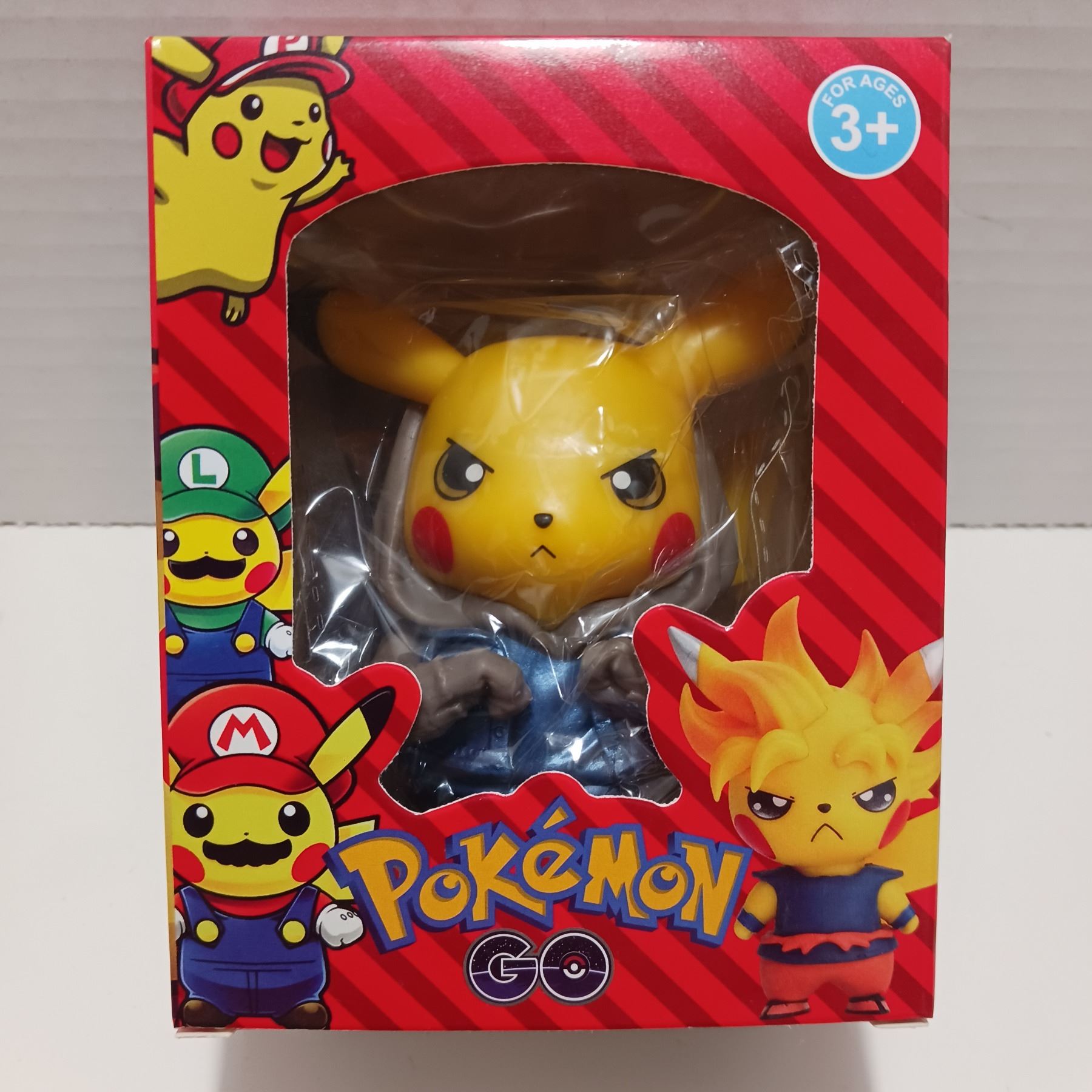 New Pokemon Go Pikachu POP Style Cosplay Figure Angry Hood