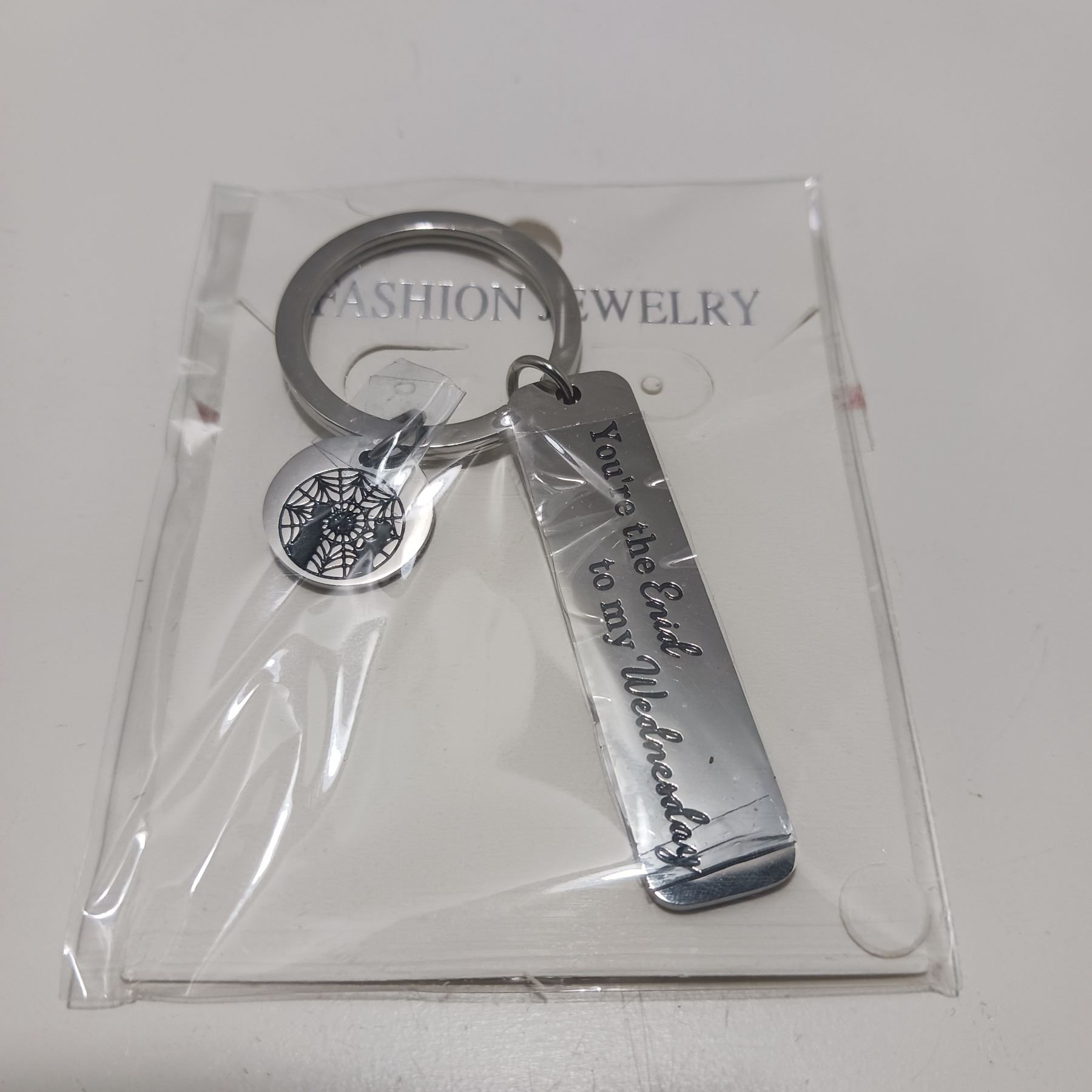 New Addams Family Key Ring, You're The Enid To My Wednesday, Stainless ...