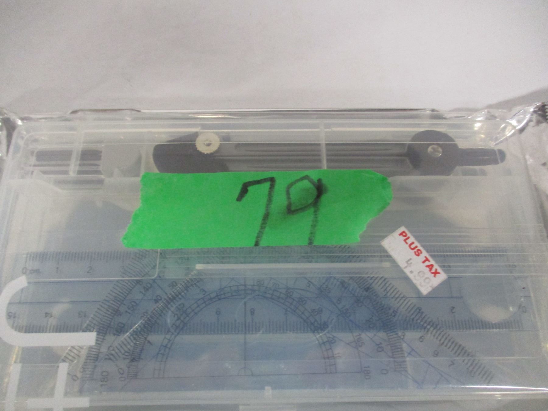 STORE CLOSE-OUT (AS IS): 7 PIECE MATH INSTRUMENT SET