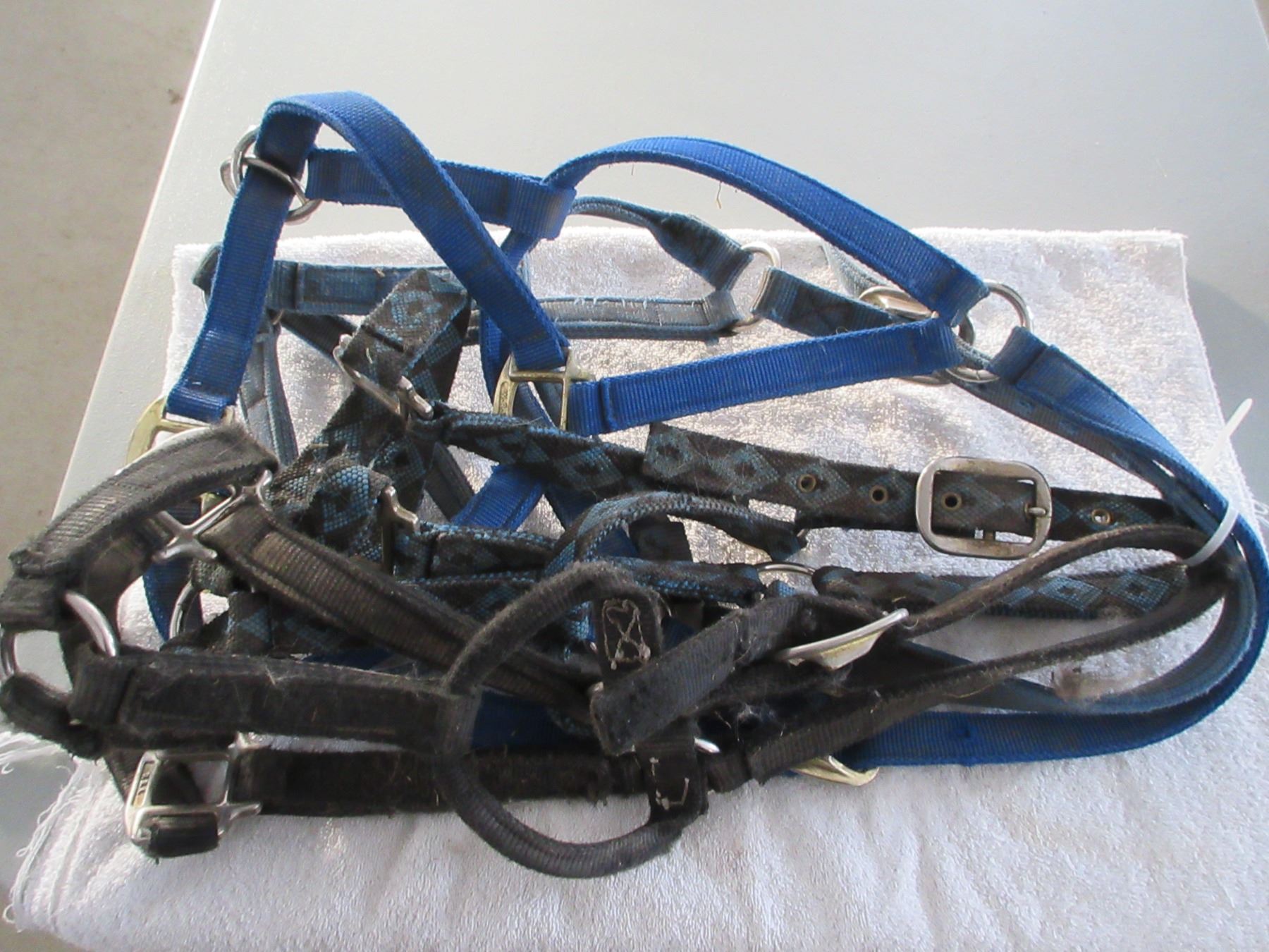 3 HORSE HARNESSES