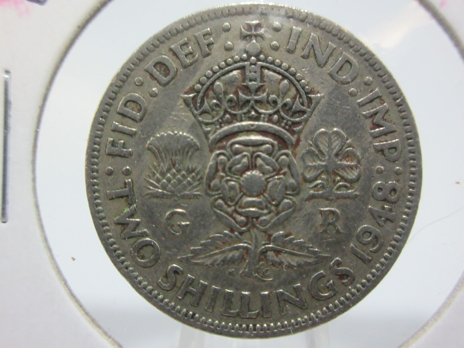 1948 KING GEORGE VI SILVER 2 SCHILLINGS