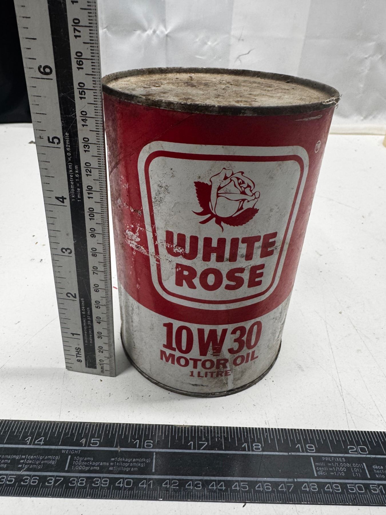 White Rose Motor Oil 1L (Full) - Schmalz Auctions