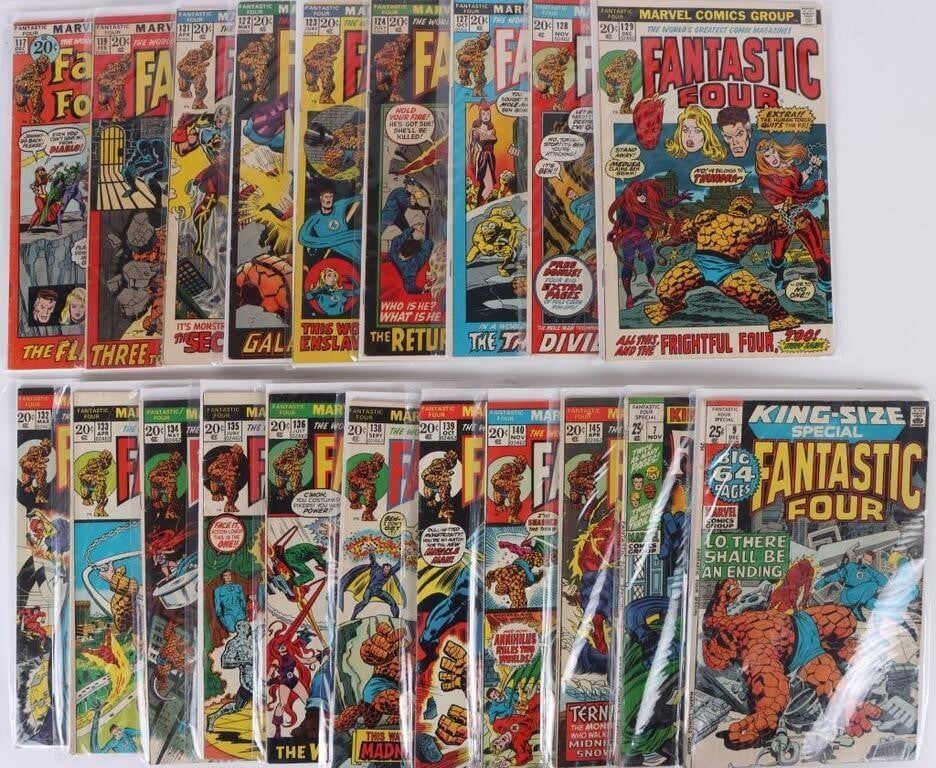 ASSORTED MARVEL FANTASTIC FOUR COMIC BOOKS - (20)
