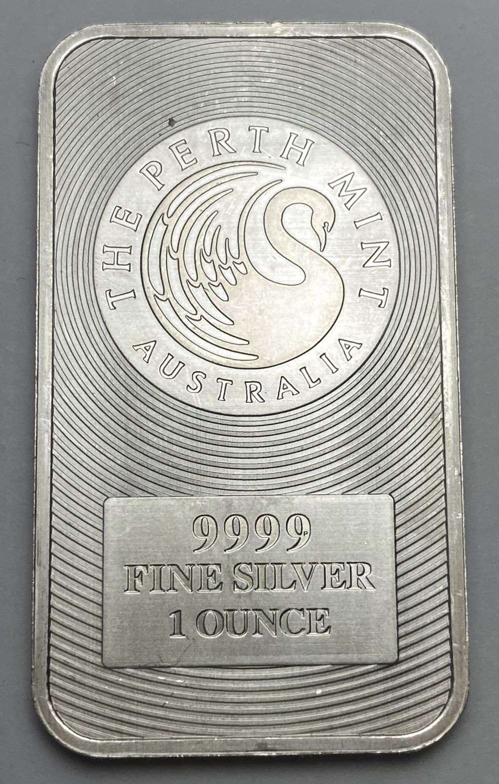The Perth Mint Australia 1 ozt .999 Silver Bar