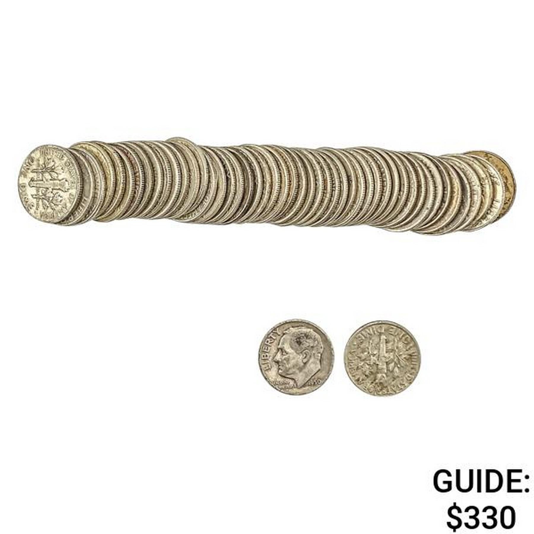 [50] 1948-1964 Roosevelt Dime Roll