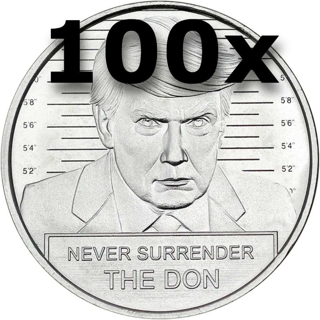 Donald Trump Fight Fine Silver Coin BUNDLE (100)