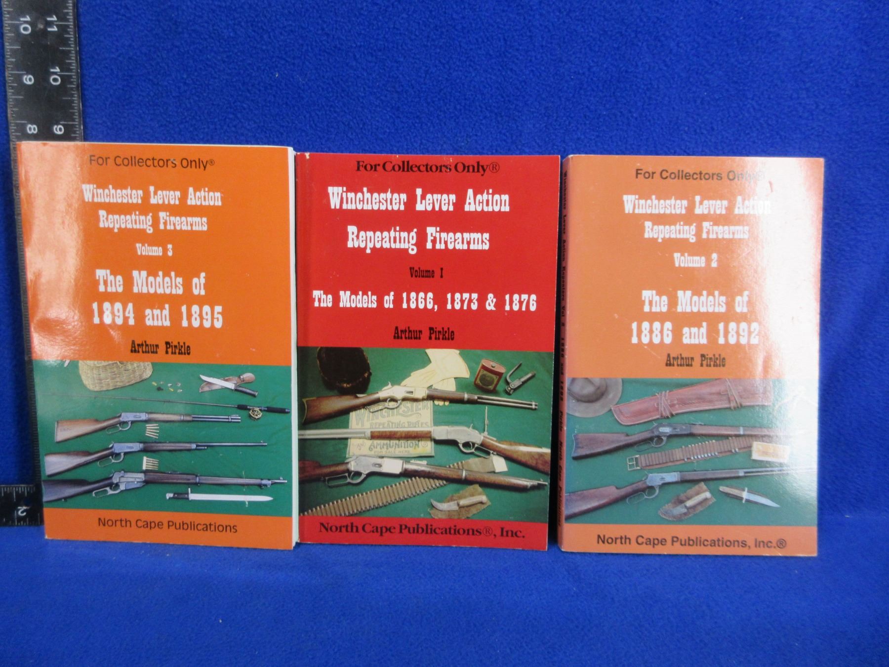 3 Books - Winchester Lever Action Repeating Firearms