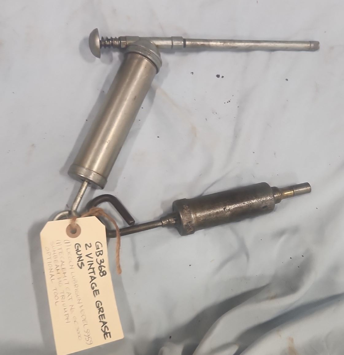 2 Vintage Grease Guns