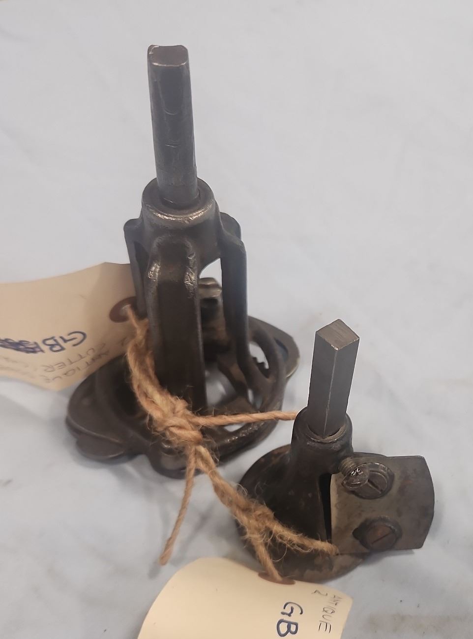 2 Antique Dowel Tenon Cutters