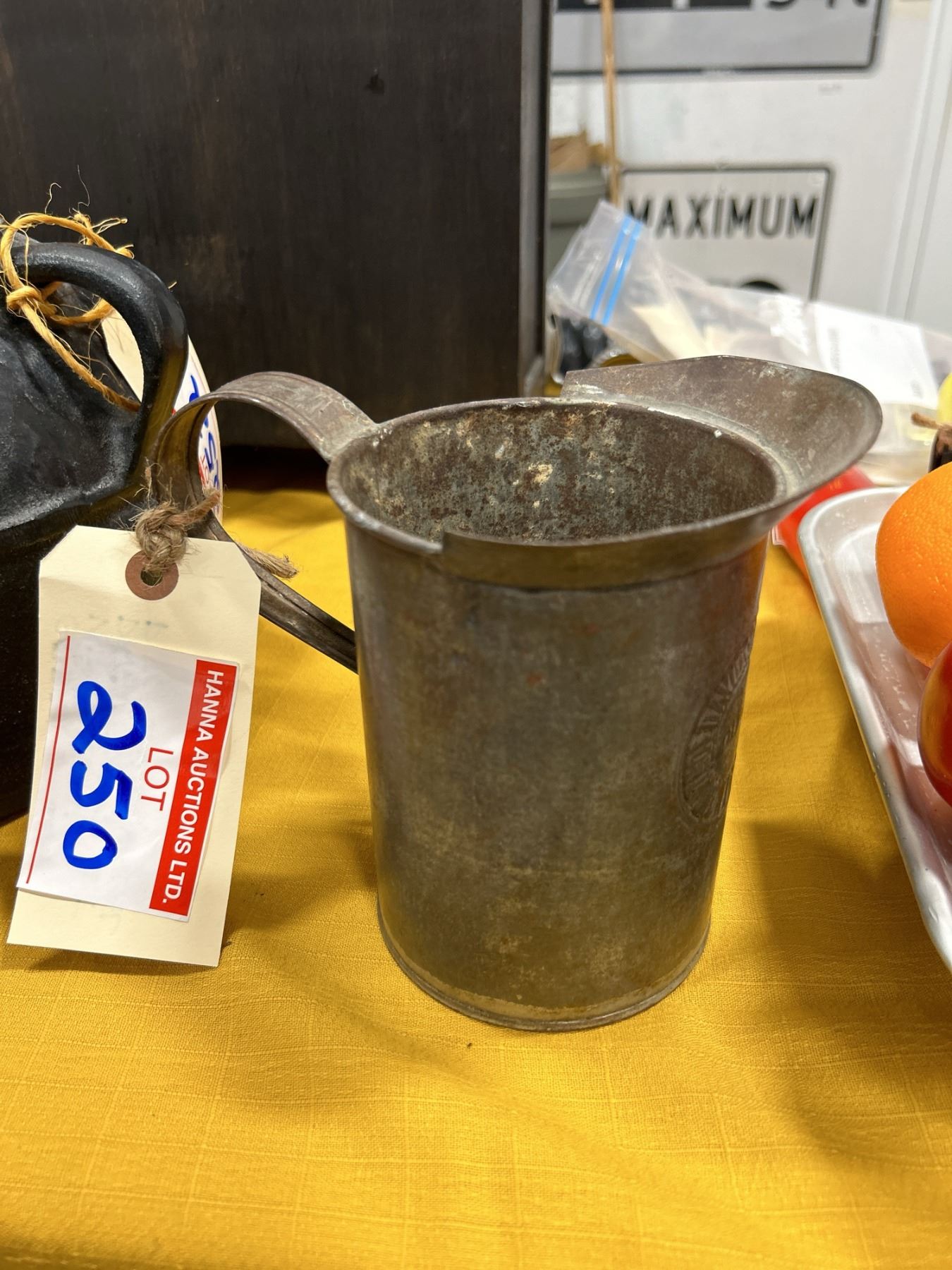 Vintage Davidson Quart Oil Pitcher