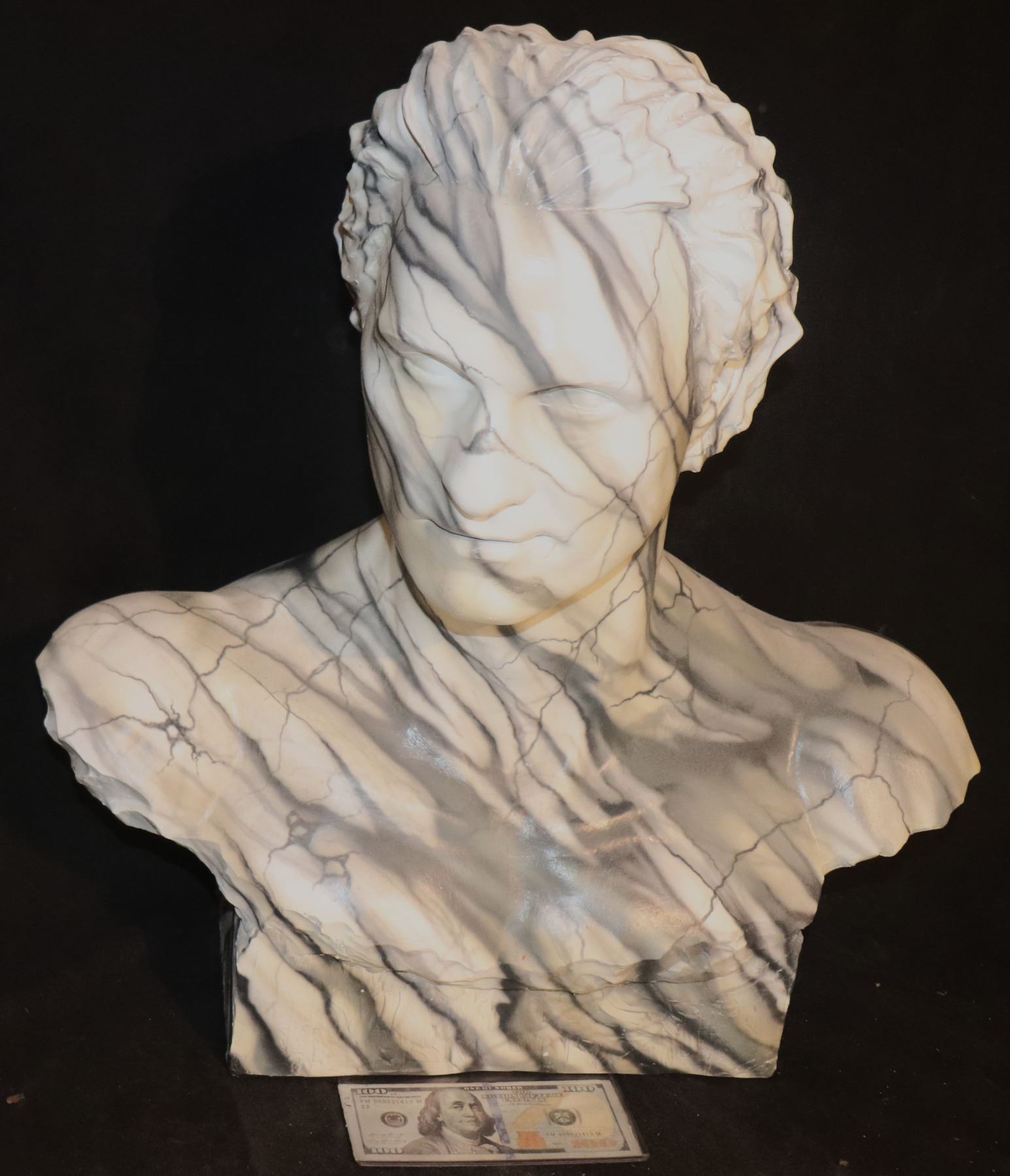 MAGIC MIKE MATHEW MCCONAUGHEY GRANITE LIFE SIZE BUST