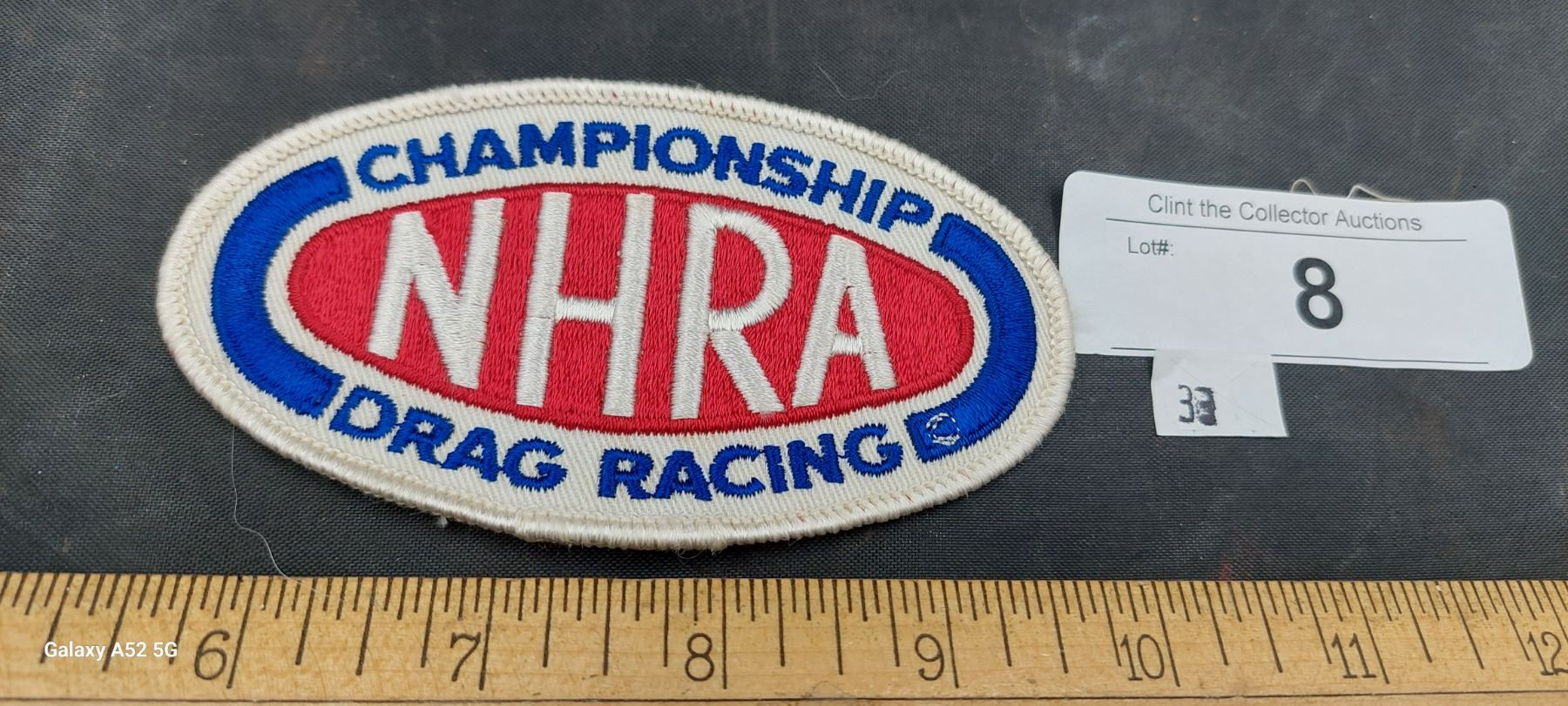 Original vintage NHRA Championship Drag Racing patch