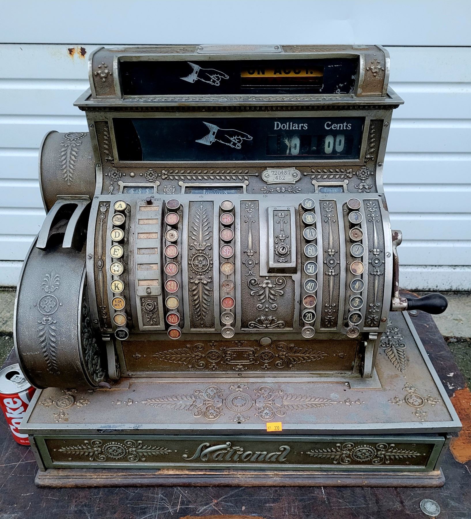 National Antique Candy Shop Cash Register Made In Dayton, Ohio, U.S.A