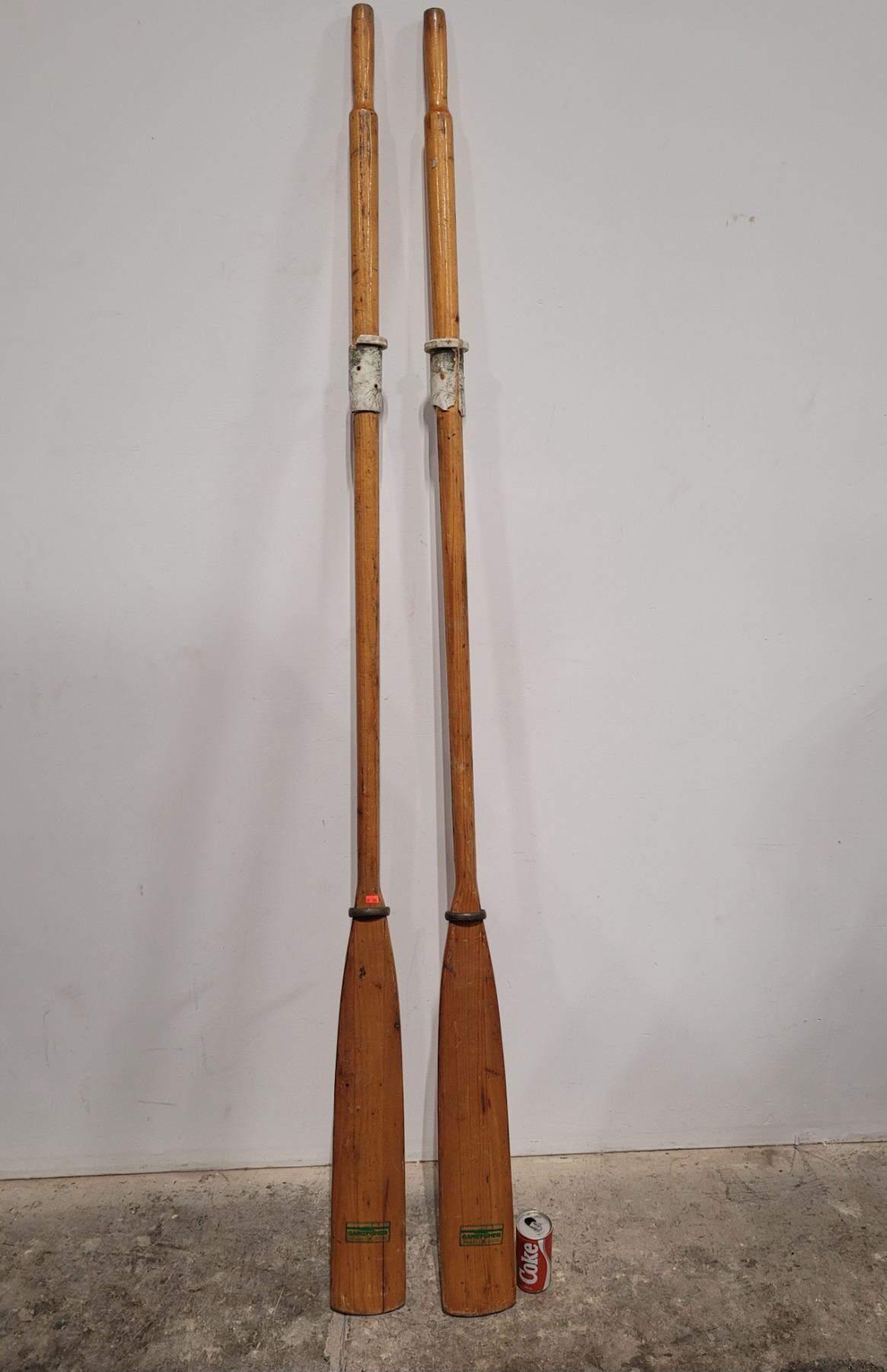 2 Vintage Wooden Sears Oars Made in Canada