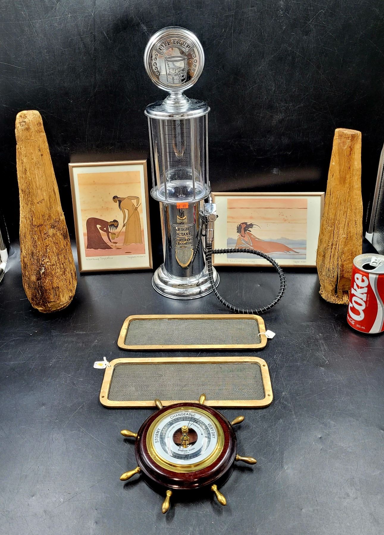 Godinger High Octane Novelty Liquor Dispenser, Barometer, Prints, & More