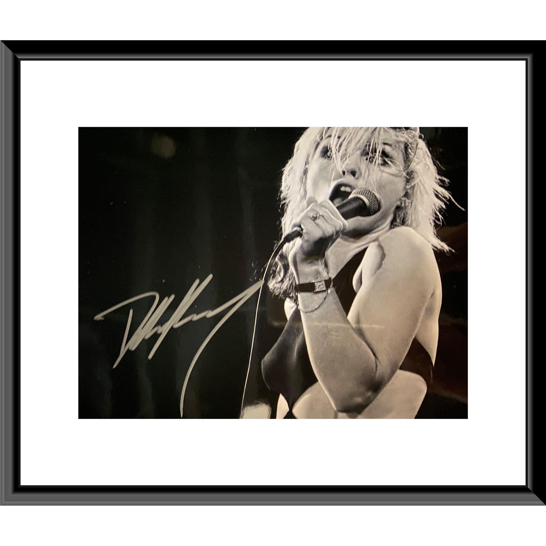 Blondie Debbie Harry signed photo. GFA Authenticated