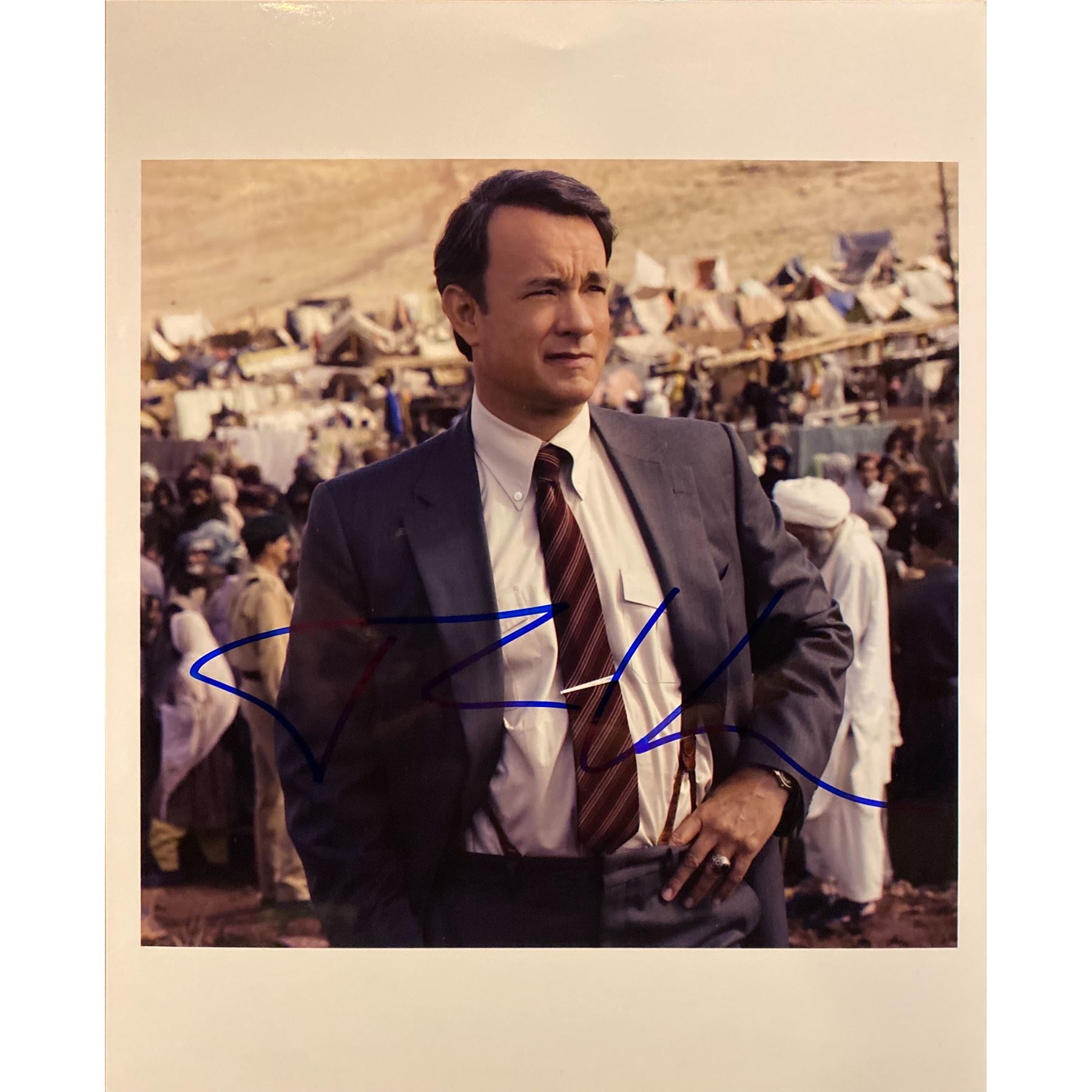 Tom Hanks signed "Charlie Wilson's War" movie photo. GFA Authenticated