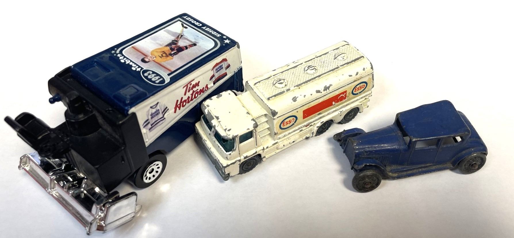 ANTIQUE 1920s Tootsie Toy Die Cast and more modern Esso & Tim Hortons ...