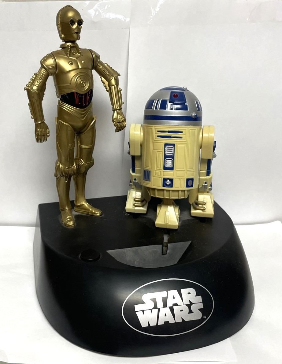 Star Wars Deluxe Electronic C3PO & R2D2 Talking Bank 1995
