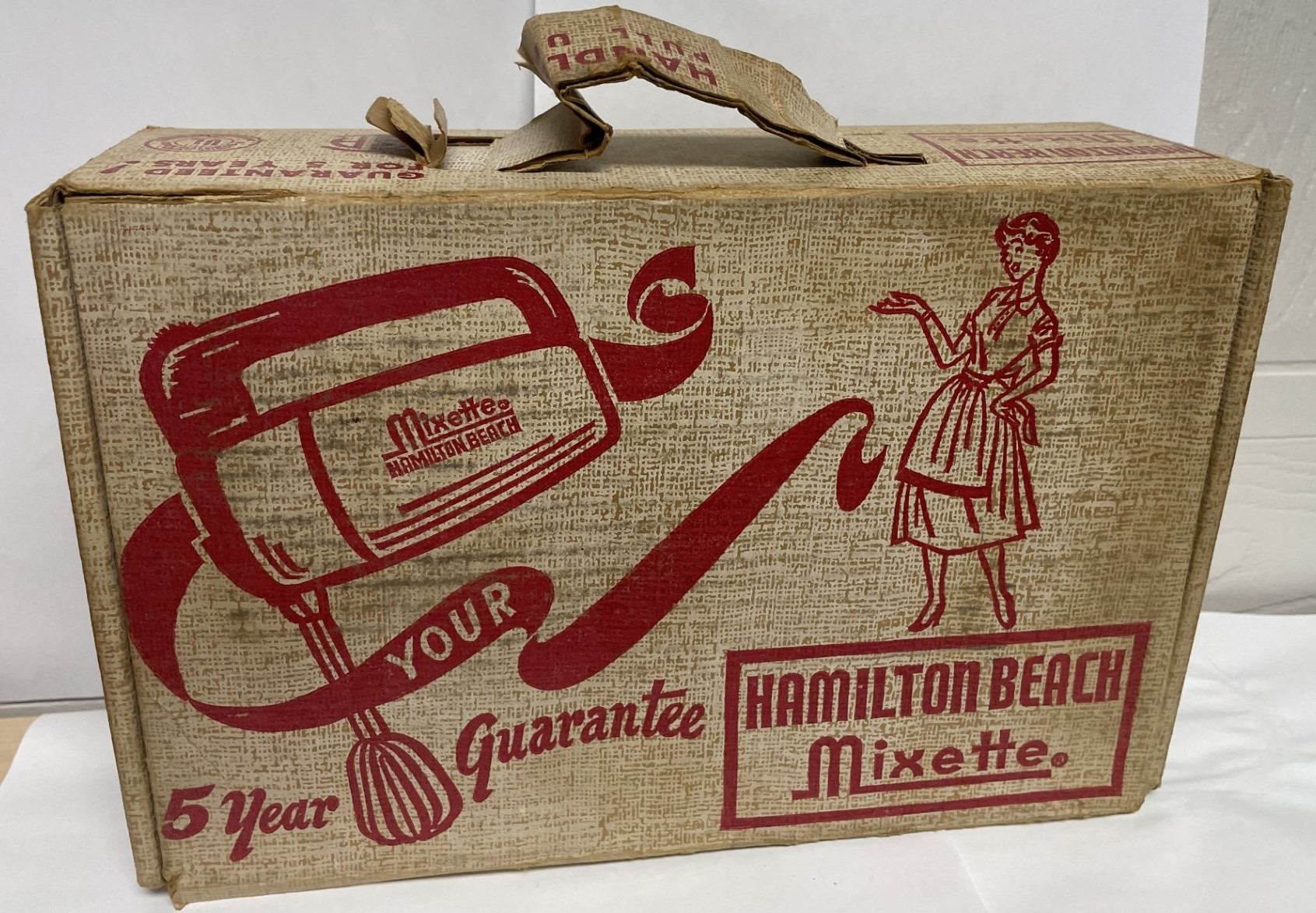 1955 Vintage Hamilton Beach Mixers In Original Packaging
