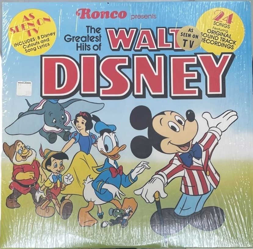 Record - The Greatest Hits Of Walt Disney Ronco R 2100
