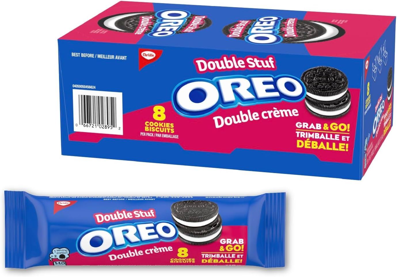 BOX OF 10 X 116G DOUBLE STUF OREO