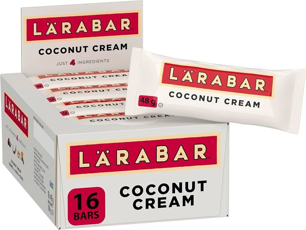 NEW 768G BOX OF 16 LARABAR COCONUT CREAM BARS
