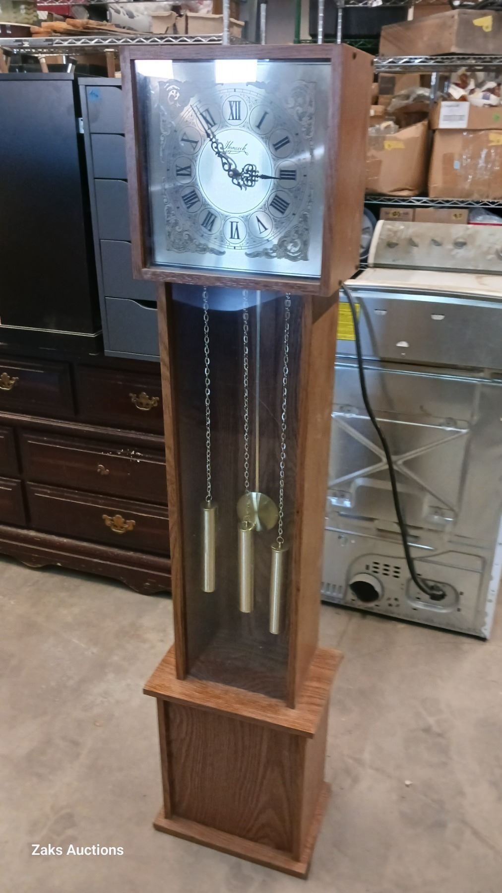 Vintage Hancock Stand Up Clock - Working, tested with batteries ...