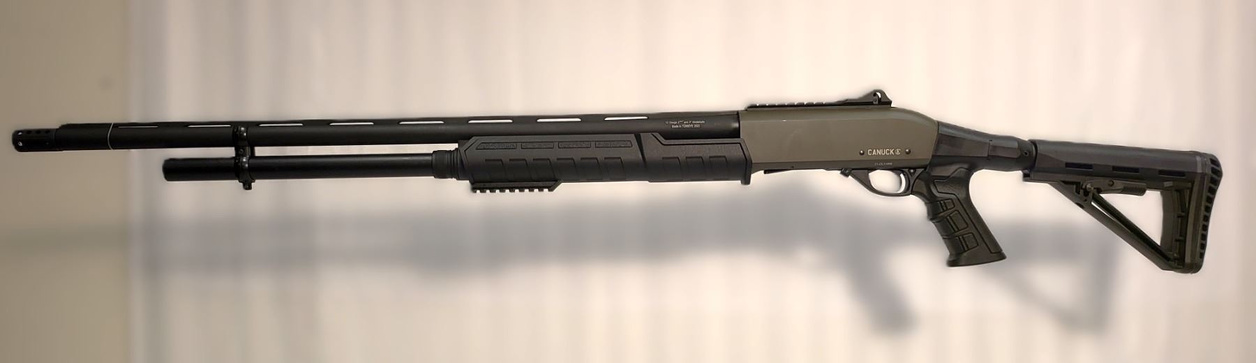 Canuck Sentry 12 Gauge Shotgun, OD Green