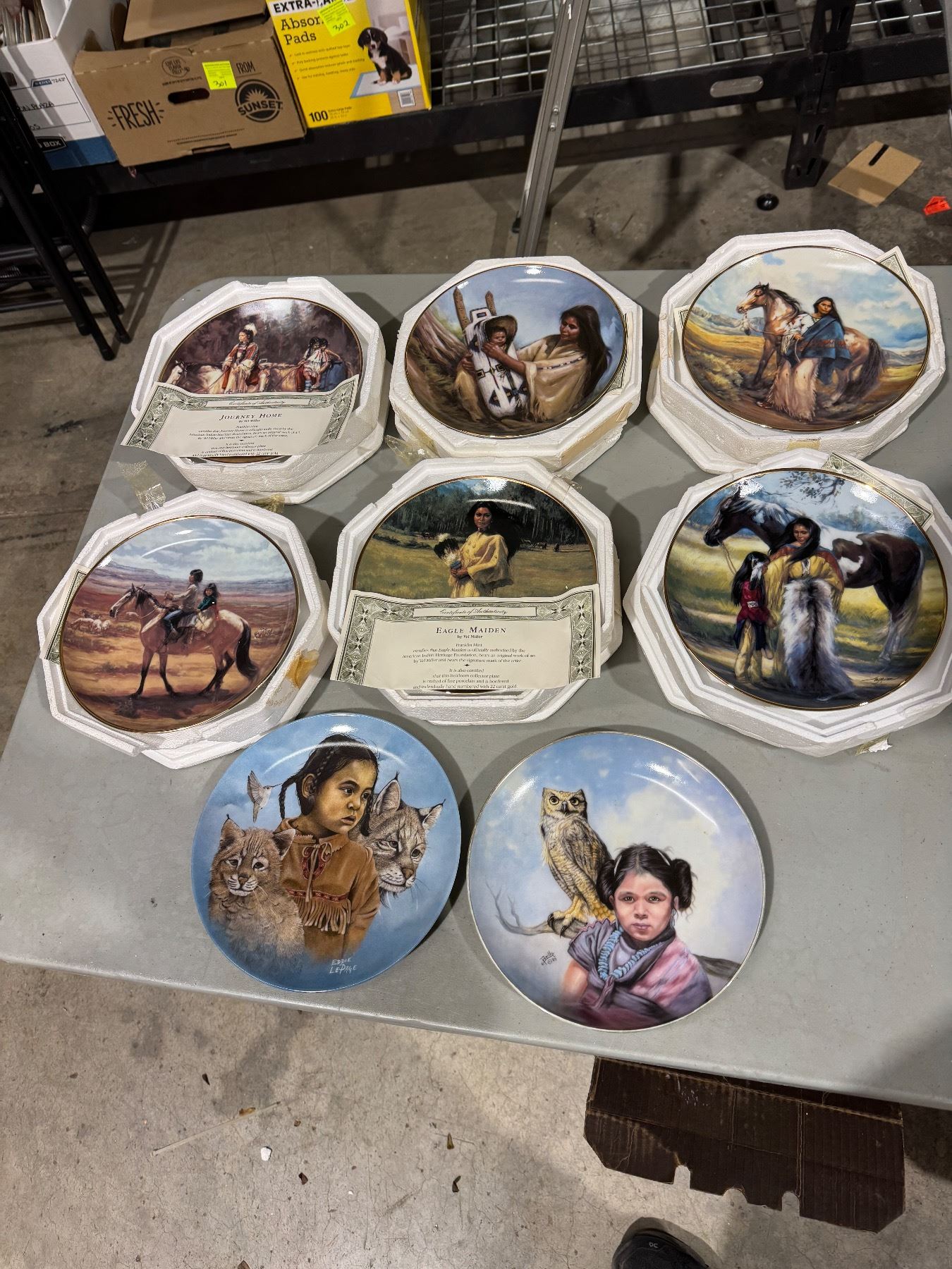 Collector plate plates