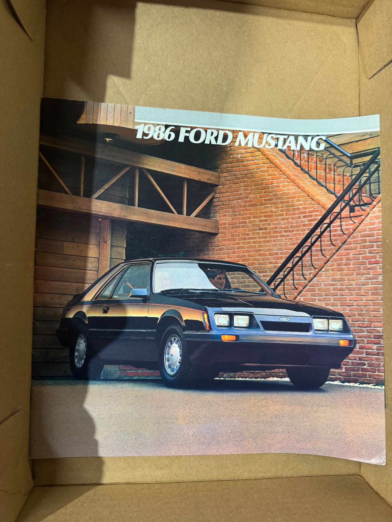 1986 Ford Mustang brochure ad advertising