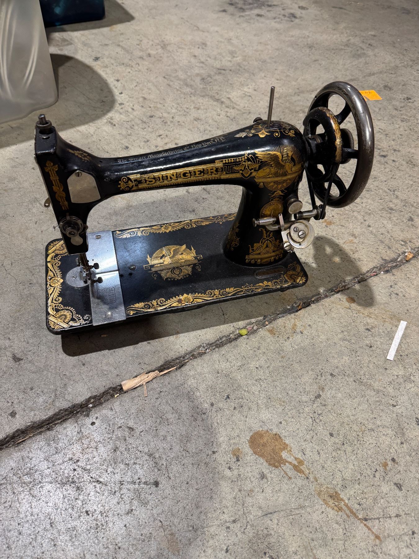 Antique singer, sewing machine