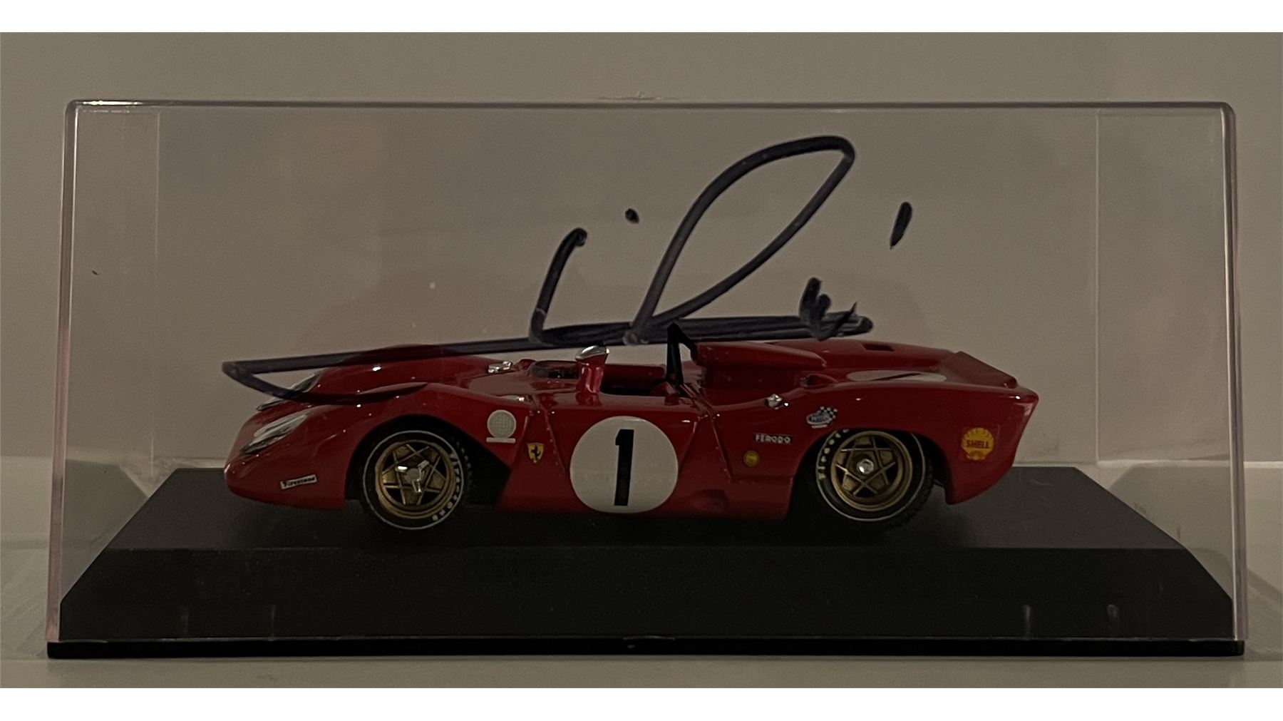 Mario Andretti signed diecast car