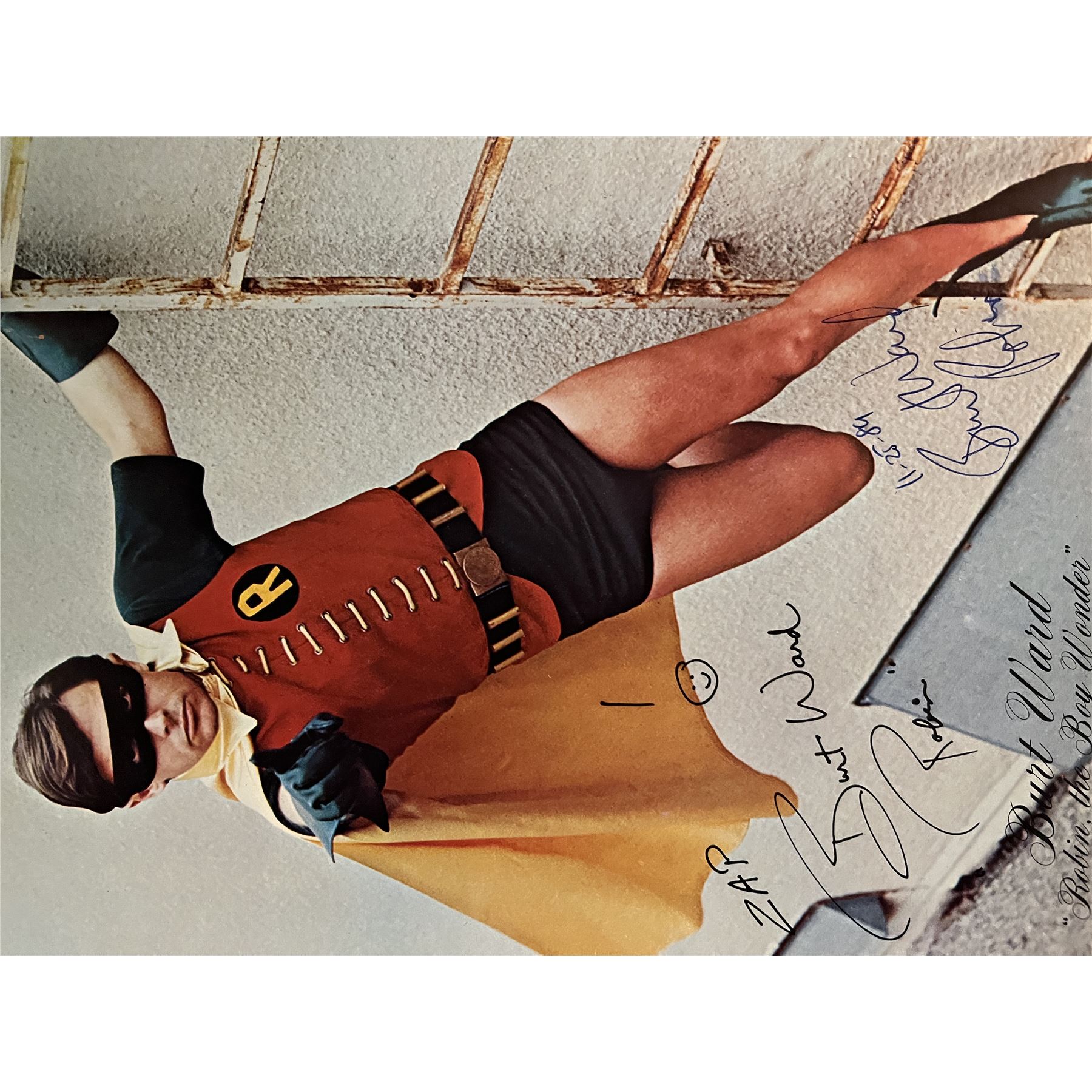 Batman and Robin Burt Ward signed photo