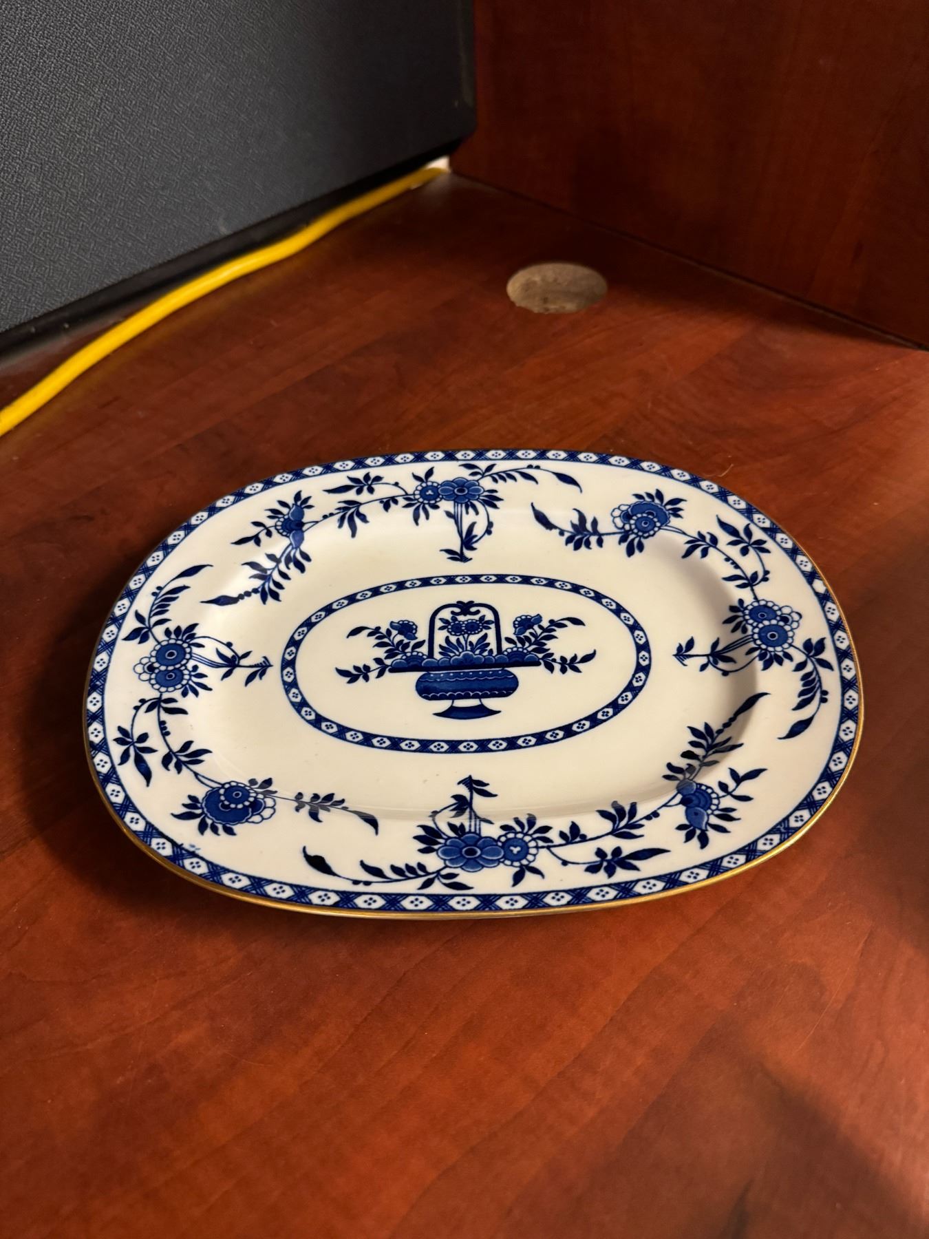 Minton Delft transfer plate