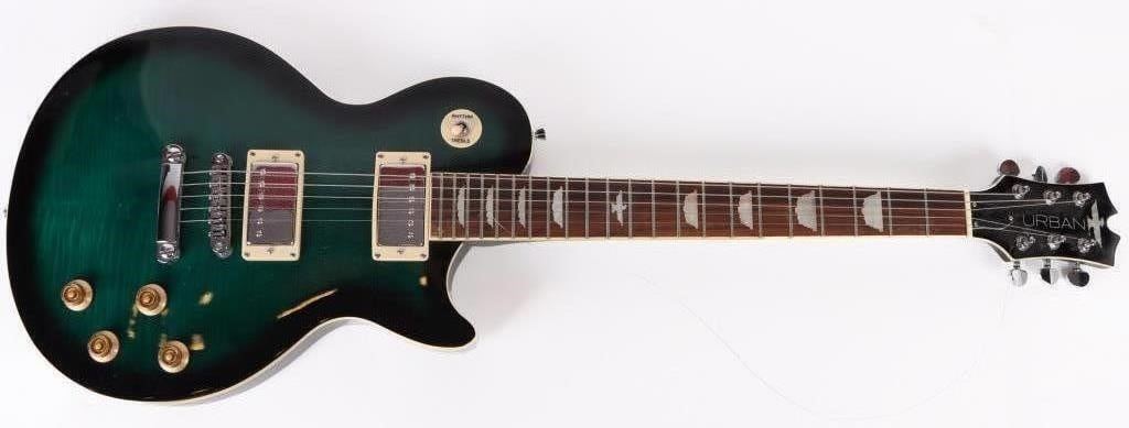 KEITH URBAN LIGHT THE FUSE ELECTRIC GUITAR GREEN