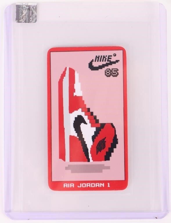 1985 MICHAEL JORDAN ROOKIE AIR JORDAN 1 CARD