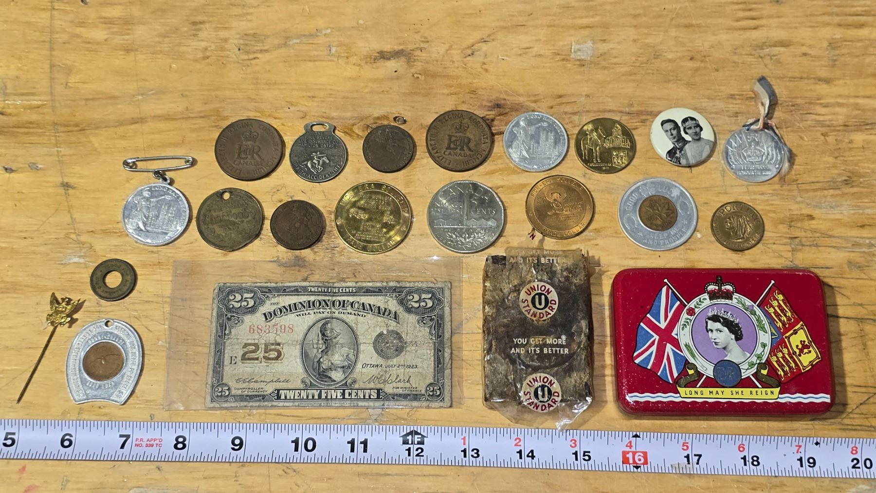 Miscellaneous Royalty Items, Coins, Tokens & 1923 Shinplaster