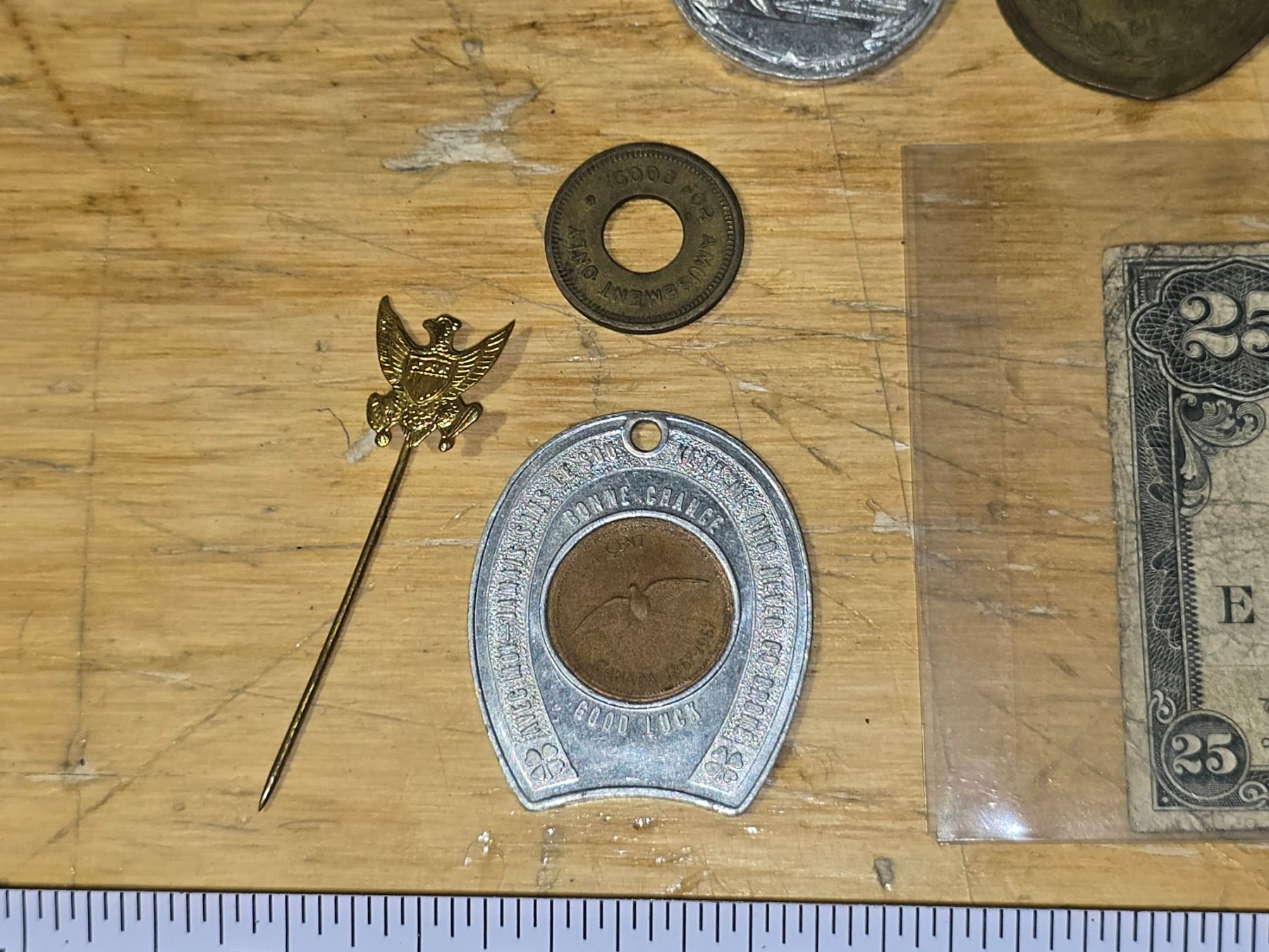 Miscellaneous Royalty Items, Coins, Tokens & 1923 Shinplaster - Schmalz ...