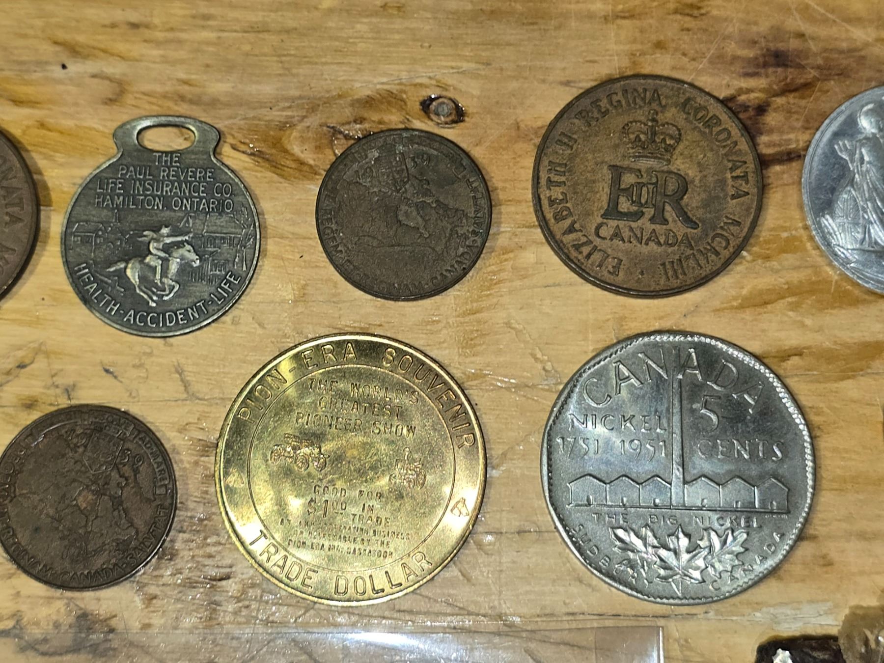 Miscellaneous Royalty Items, Coins, Tokens & 1923 Shinplaster - Schmalz ...