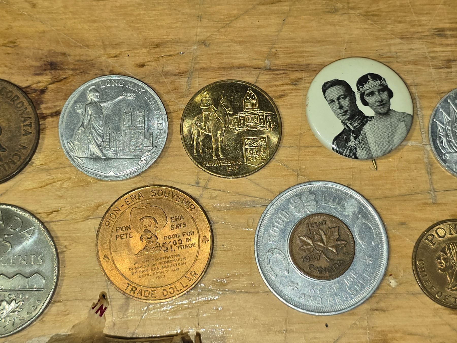 Miscellaneous Royalty Items, Coins, Tokens & 1923 Shinplaster - Schmalz ...