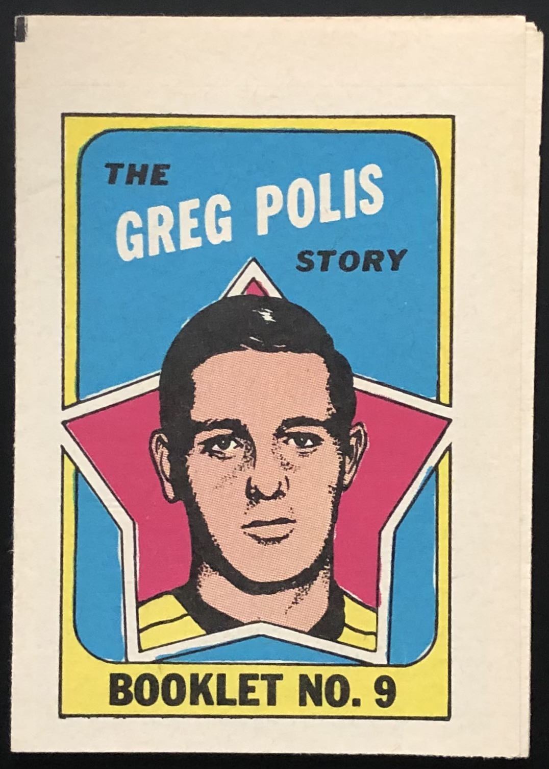 1971-72 O-PEE-CHEE GREG POLIS BOOKLET - Schmalz Auctions