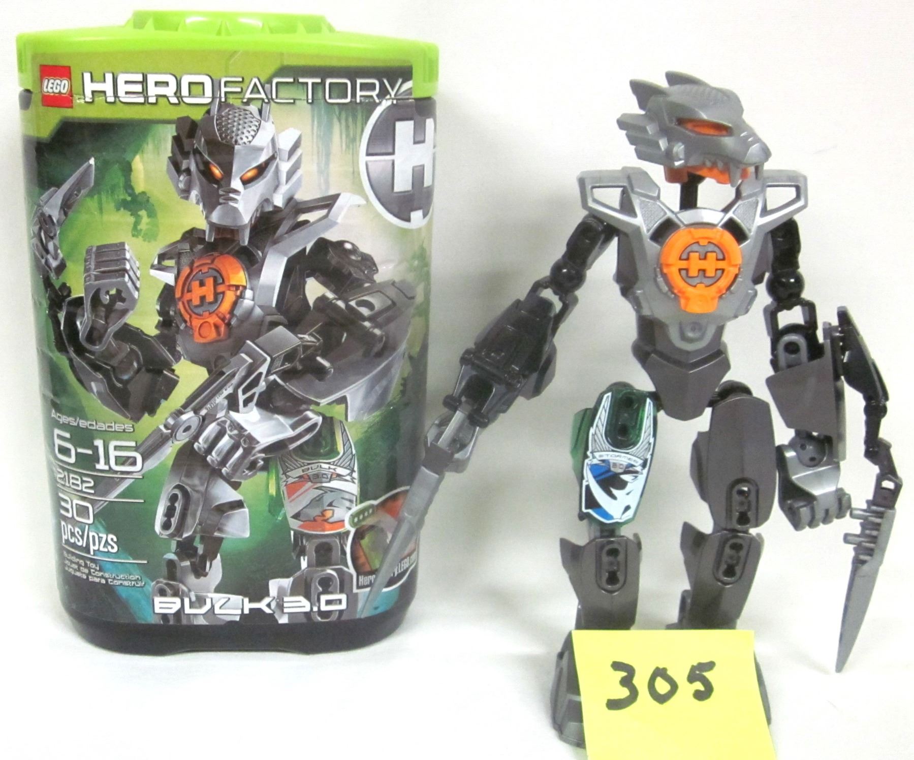 2011 Hevo Factory Lego 2182 Bulk 3.0 Canister & Lid - Schmalz Auctions